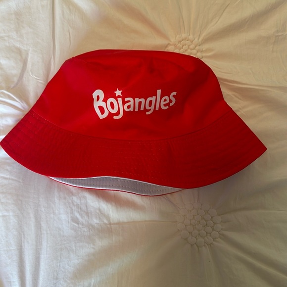 Accessories | New Bojangles Chicken Bucket Hat Reversible White Red ...
